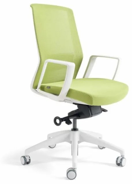 Kancelářská ergonomická židle BESTUHL J17 WHITE — více barev Černá