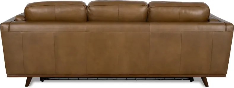 Kožená pohovka CHASE 3P, hnědá (sassari 312 caramel)