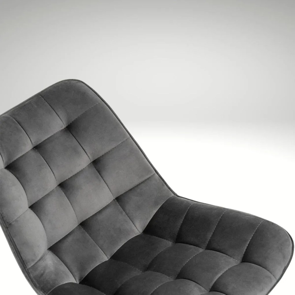 Vikio Jídelní set pro 4 osoby 160x90 cm dub noha X šedá židle VJS236-4S-S