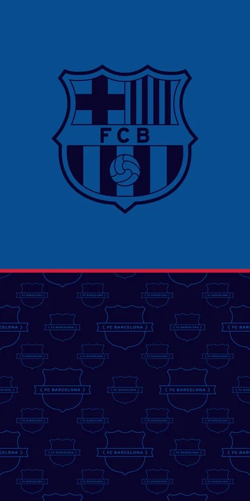 Fotbalová osuška FC Barcelona Only Blue