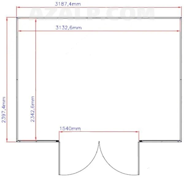 DURAMAX Zahradní domek WOODSIDE 10,5 x 8" Duramax 30215