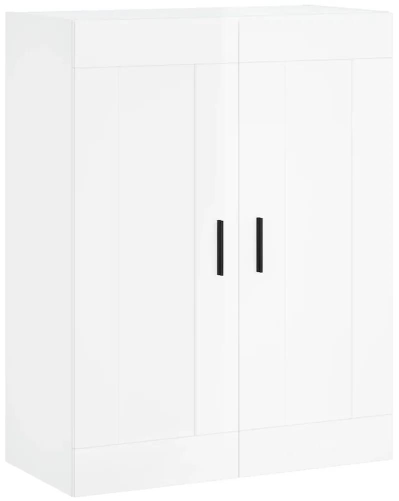 Skříň highboard lesklá bílá 69,5 x 34 x 180 cm kompozitní dřevo,  3199699