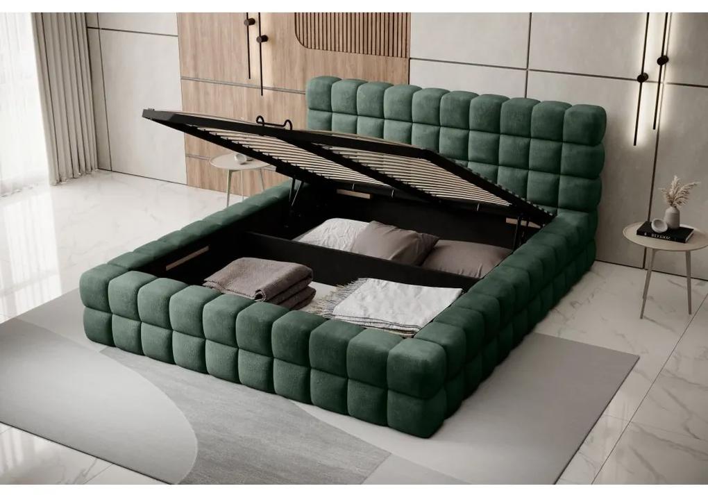 Eltap Čalouněná postel Dizzle Materiál a barva potahu: Royal 01 - bílá, Rozměry (cm): 140x200