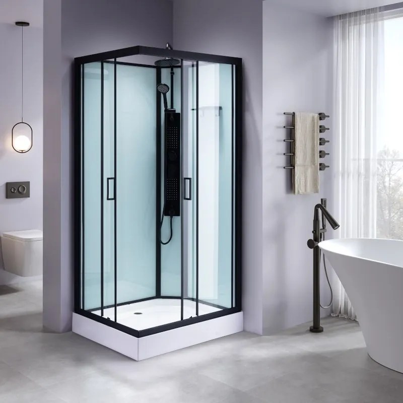 BPS-koupelny Hydromasážní box ALMA-L 100x80 levý