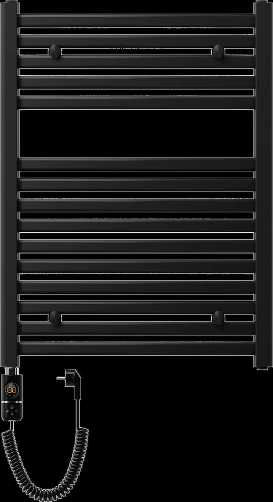 Mexen Helios, elektrické topné těleso 800 x 600 mm, 600 W, černá, W103-0800-600-2600-70