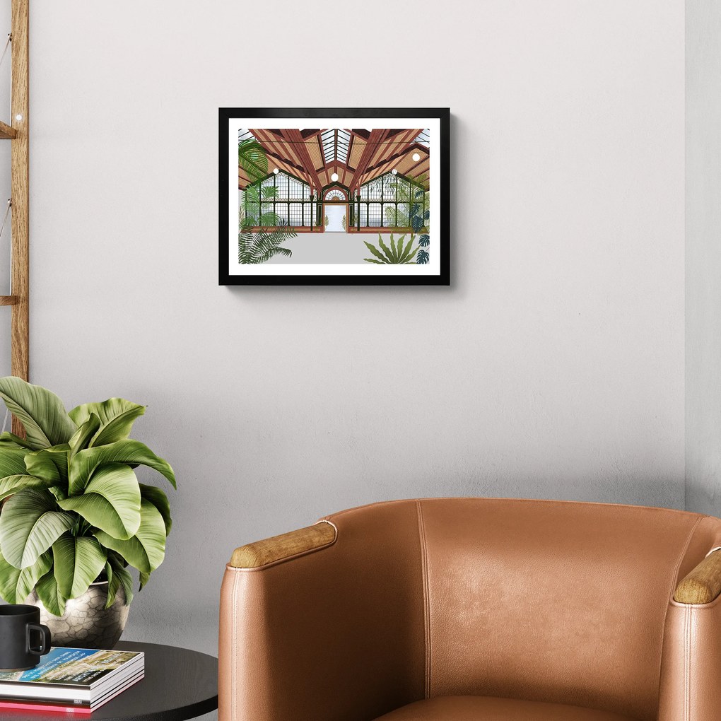 Martu Hlavajová | Masarykovo nádraží Rám: Černý, Velikost: 40 x 60 cm