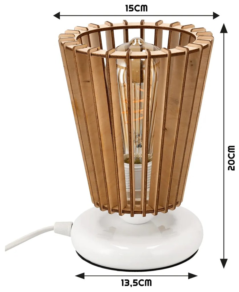 Stolní LED lampa 1xE27 LUCA04