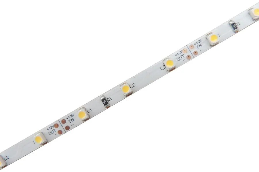 PROFI LED pásek SLIM 5mm 4,8W/m, 12V, IP20, 60LED/m, SMD3528 Barva světla: Studená bílá, 6500K