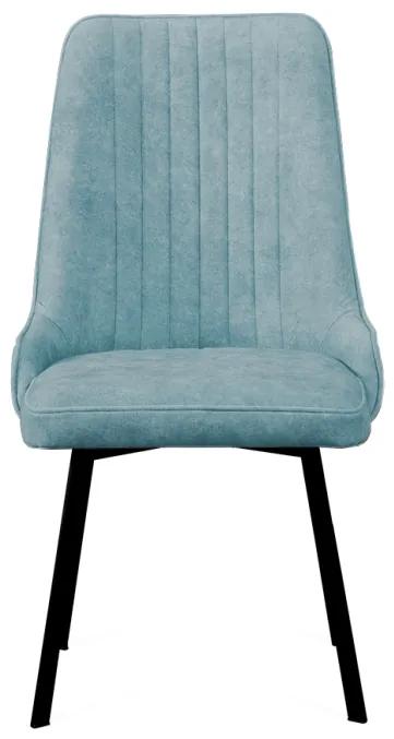 DOLMAR SEDAČKY Jídelní židle - KR-6, různé tkaniny a barvy na výběr Čalounění: šedá (Uttario Velvet 2974)