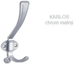 Kovový věšák Karlos I Varianta: Věšák kovový KRS I, mosaz patina