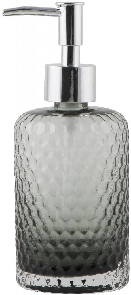 IB LAURSEN Zásobník na mýdlo Grey glass, šedá barva, sklo, plast