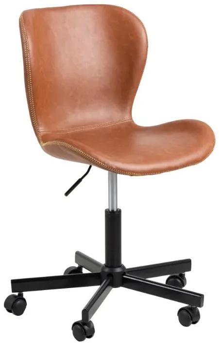 Kancelářská židle Ebati IV Brandy PU WAX