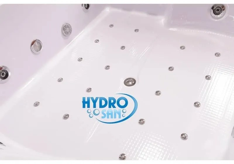 NIKIDO - H HydroMasážní vana DIABLO zápustná 180x150 s ohřívačem