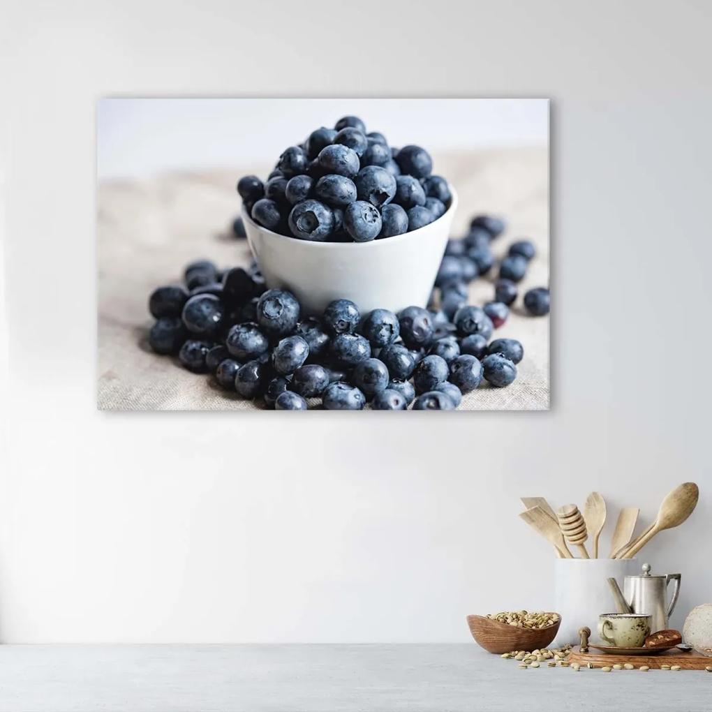 Obraz na plátně Borůvky Ovoce - 100x70 cm