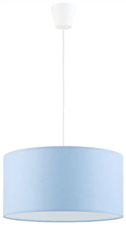 TK LIGHTING Lustr - RONDO 3232, Ø 40 cm, 230V/15W/1xE27, nebeská/bílá