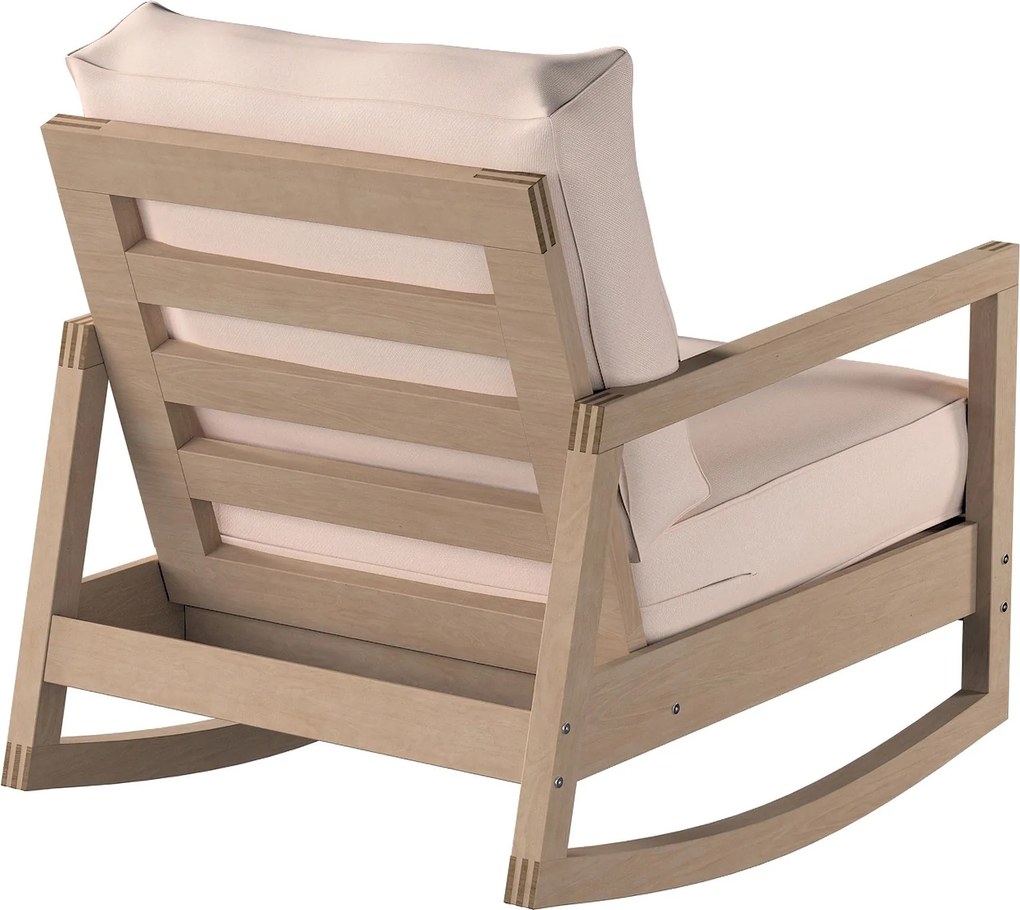 Potah na křeslo IKEA Lillberg barva růžová látka pletený vzor
