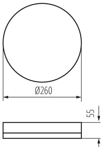 Kanlux 37292 - LED Technické stropní svítidlo IPER LED/26W/230V IK10 IP65 kulatý bílá