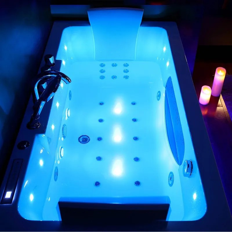 BPS-koupelny Hydromasážní vana HYD-IR933A-WH 150x84 BÍLÁ s ohřevem vody