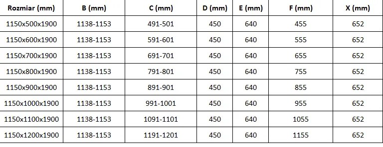 Mexen Roma sprchový kout 115x70cm, 6mm sklo, chromový profil-čiré sklo, 854-115-070-01-00