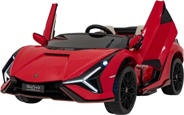 Elektrické autíčko Lamborghini SIAN červené