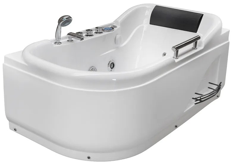 BPS-koupelny Hydromasážní vana HYD-LE796L 140x80 LEVÁ bez ohřevu vody