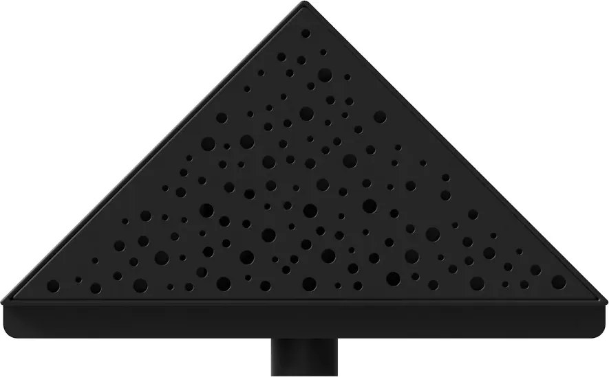 B-TRIANGL 20 Black Odtoková vpusť rohová