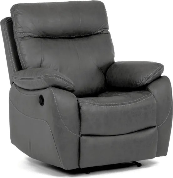 Polohovací křeslo šedé, elektrické TV-4094 GREY3