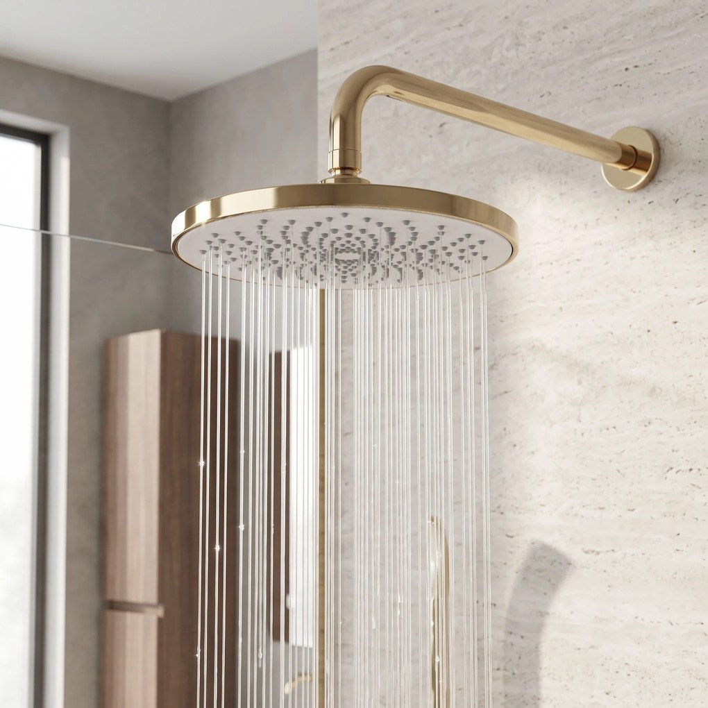 Rea, Kulatá dešťová sprcha REA JS-021 Gold, REA-P0390