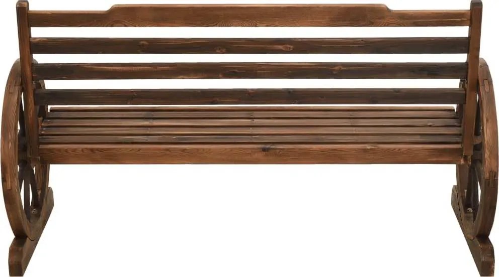 vidaXL Zahradní lavice 142 cm masivní jedlové dřevo [313892]