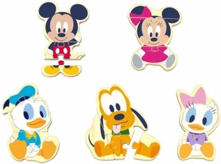 Dřevěné Disney puzzle Mickey a přátelé