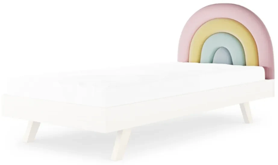MINKO Čalouněné čelo RAINBOW ve tvaru duhy Zvolte barvu: Pastelová ...