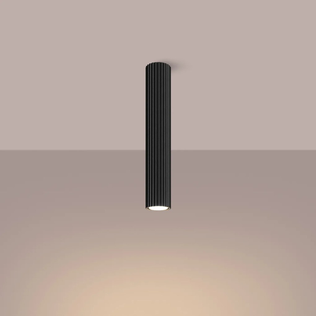Sollux Lighting Stropní svítidlo KARBON 40 černé