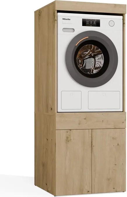 Skříňka na pračku nebo sušičku POLA TWIN 1S dub artisan