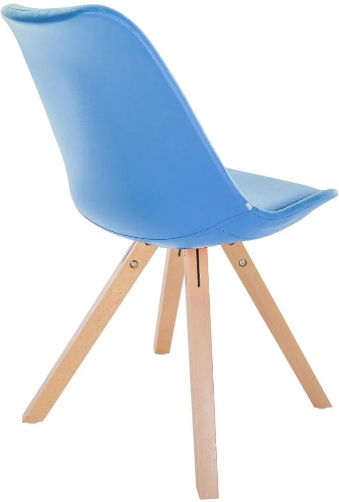 Bhm germany Jídelní židle Sofia II, syntetická kůže, modrá