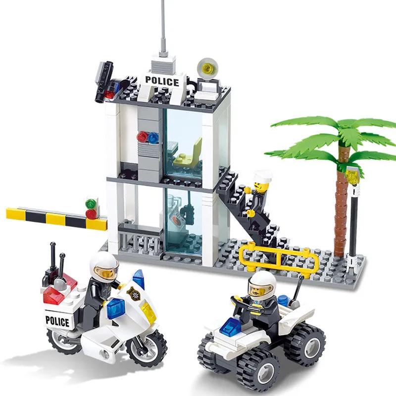 Blocki stavebnice Policejní stanice typ LEGO 193 dílů