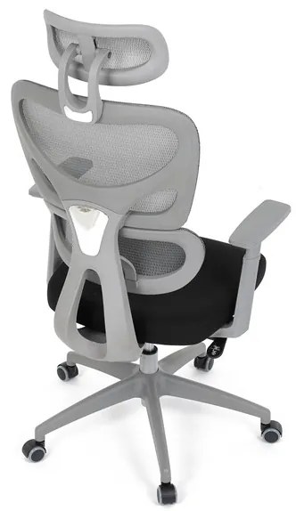 Autronic Kancelářská židle KA-K2081 Barva opěráku: Šedá