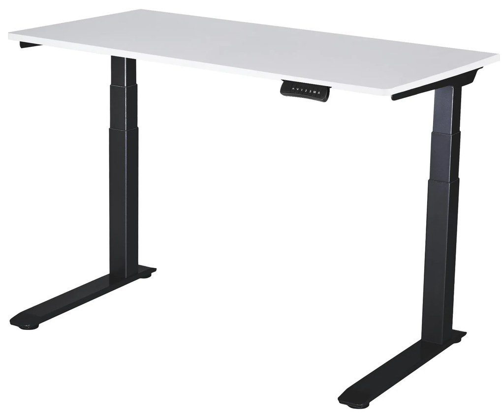 Výškově nastavitelný stůl Liftor 3segmentový premium C   deska 1380 x 650 x 25 mm bílá