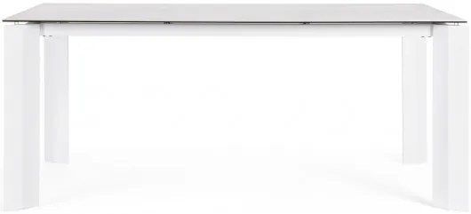BIZZOTTO Zahradní jídelní stůl OTAVIO 180x95 cm bílý