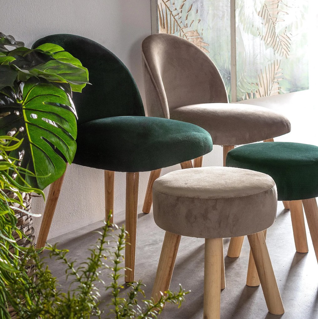 BIZZOTTO Pouf ADELINE zelený 0748162