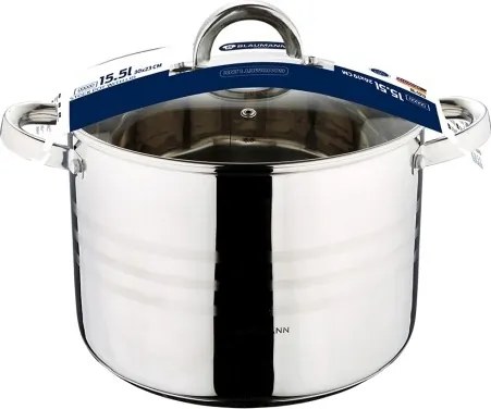 BLAUMANN Hrnec s poklicí nerez 15,5 l Gourmet Line BL-1013