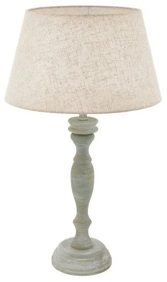 Eglo Vintage 43246 LAPLEY Stolní lampa E27 1X60W šedá-patina / krémová Lampy a lampičky na noční stolek