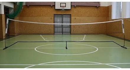 Merco Tennis/Badminton Set stojany na kurt vč. sítě varianta 6853