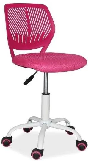 Casarredo Kancelářská židle MAX růžová