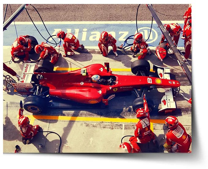 Plakát SABLIO - Formule Ferrari 60x40 cm