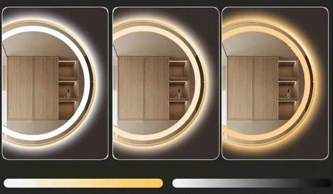 LED zrcadlo kulaté 70 cm