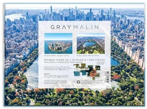 Galison Oboustranné puzzle New York City Gray Malin 500 dílků