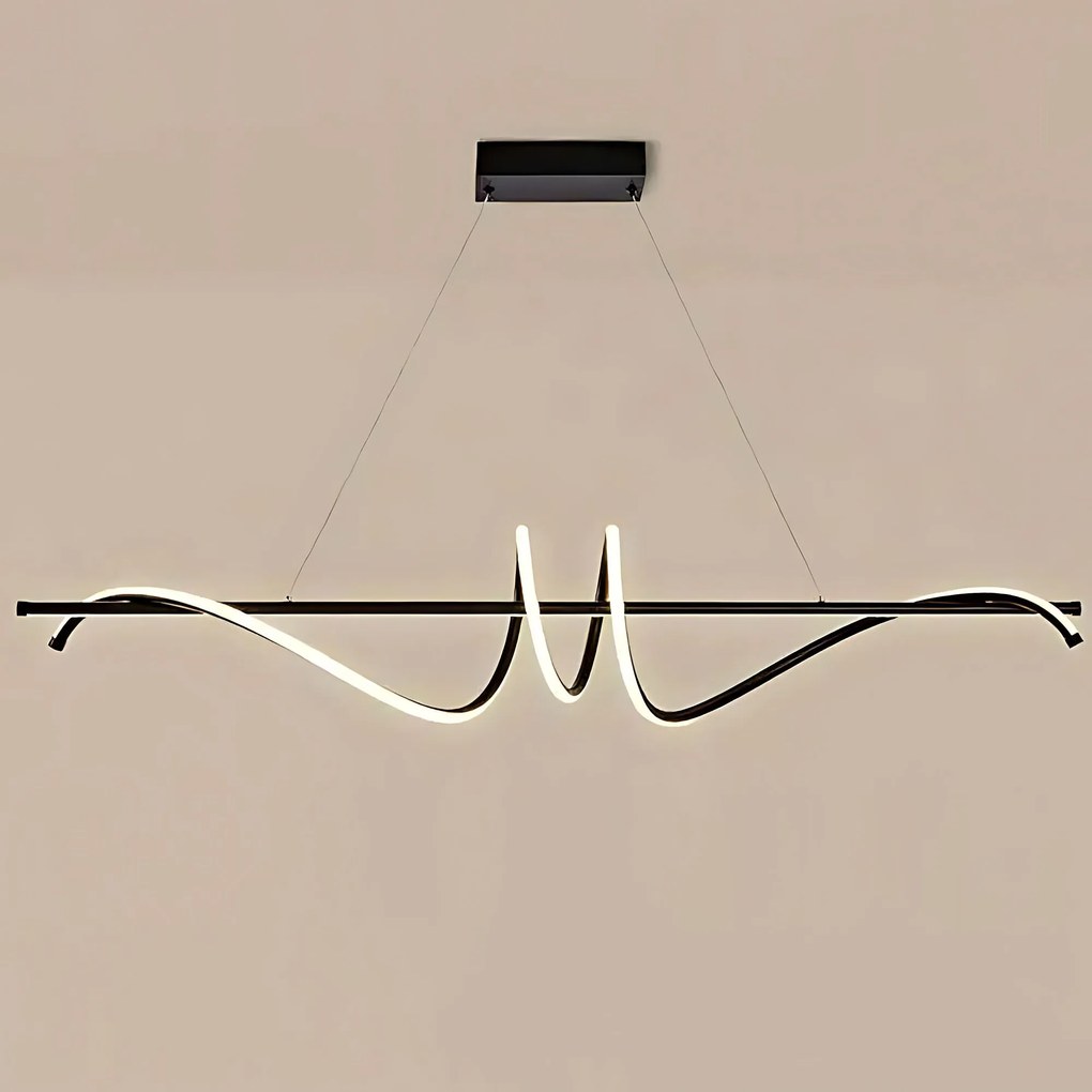 Toolight Toolight, LED stropní svítidlo 120cm, 50W, 3000K, LHJ023-CP, černá matná, OSW-50011