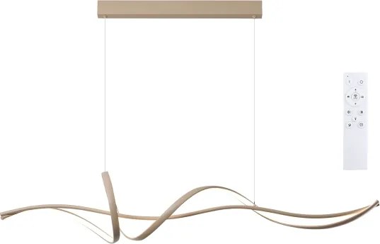 BRILAGI - LED Stmív. lustr na lanku SIGNATURE LED/55W/230V 120x23 cm béžová + DO