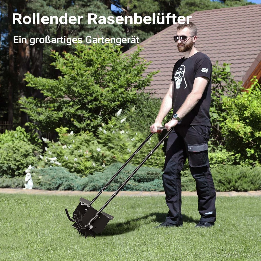Vertikutátor Wiltec – 40 cm, 6,4 cm (65092)