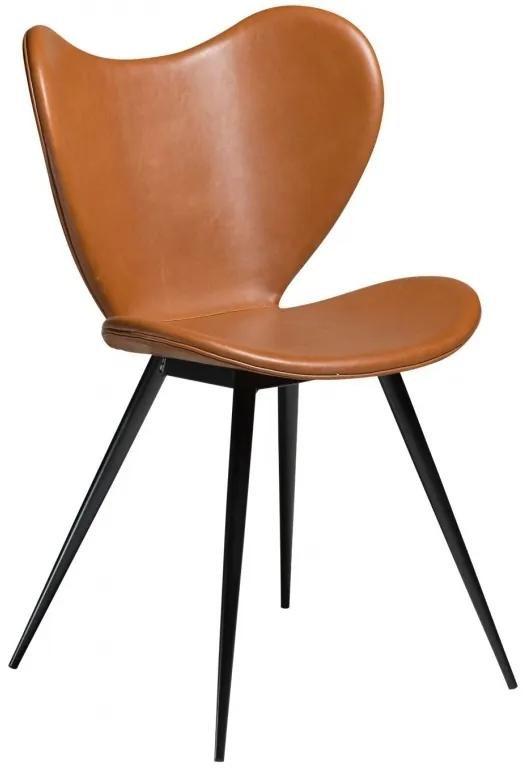 Židle DanForm Dreamer, ekokůže, světle hnědá vintage